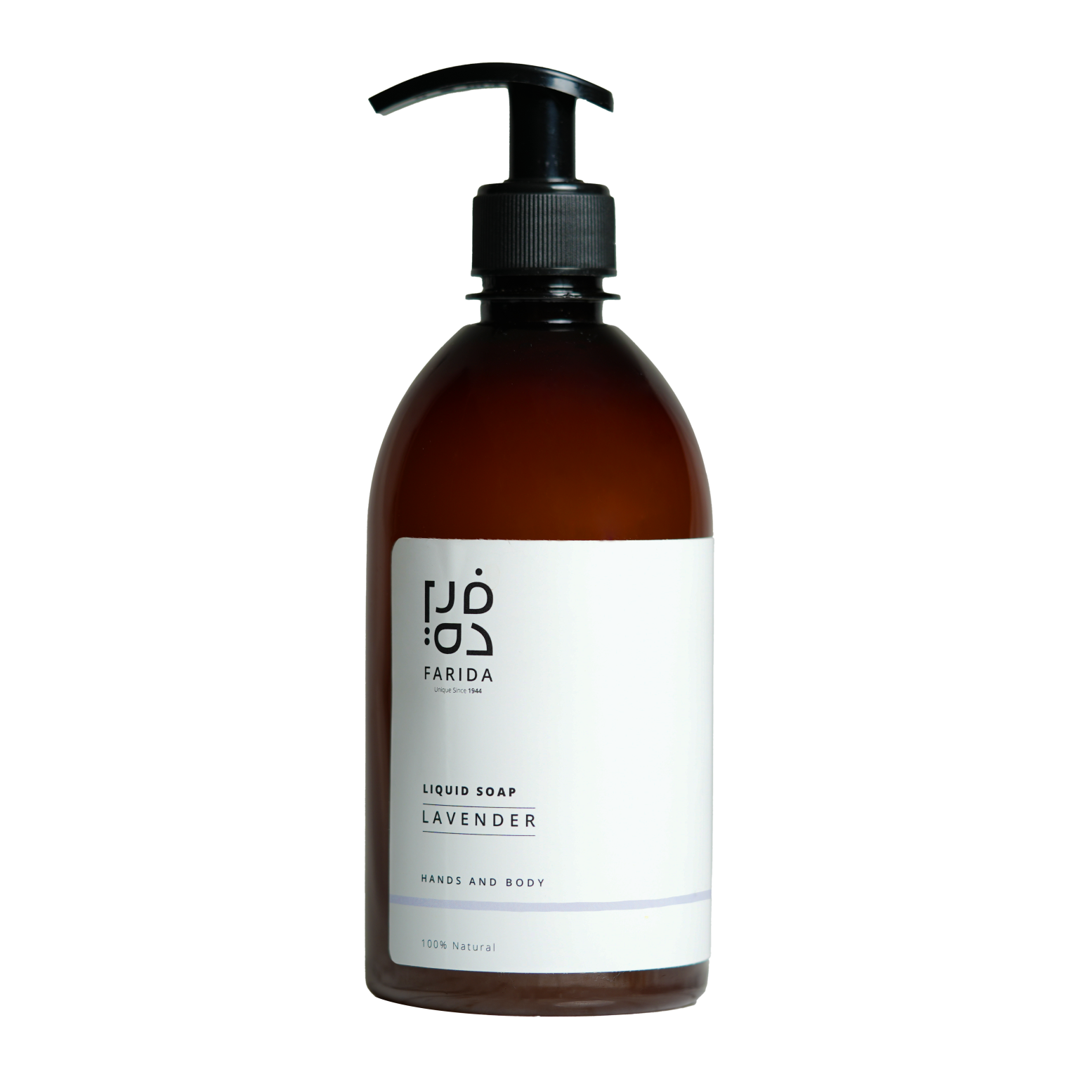 Lavender Liquid Soap - 500 ml - Farida Natural